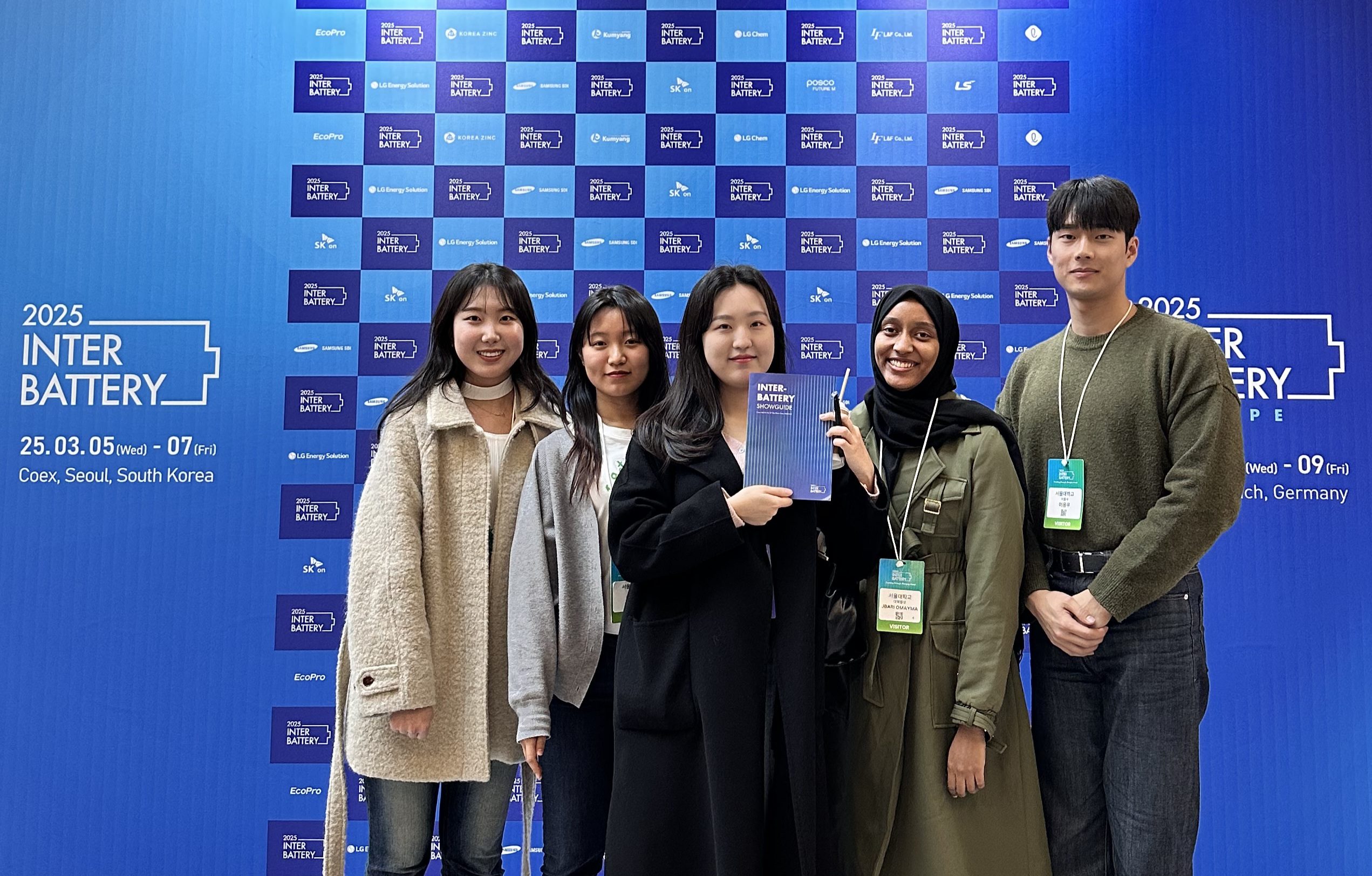 Visit to InterBattery 2025 with the lab members! – 에너지환경지구화학 연구실